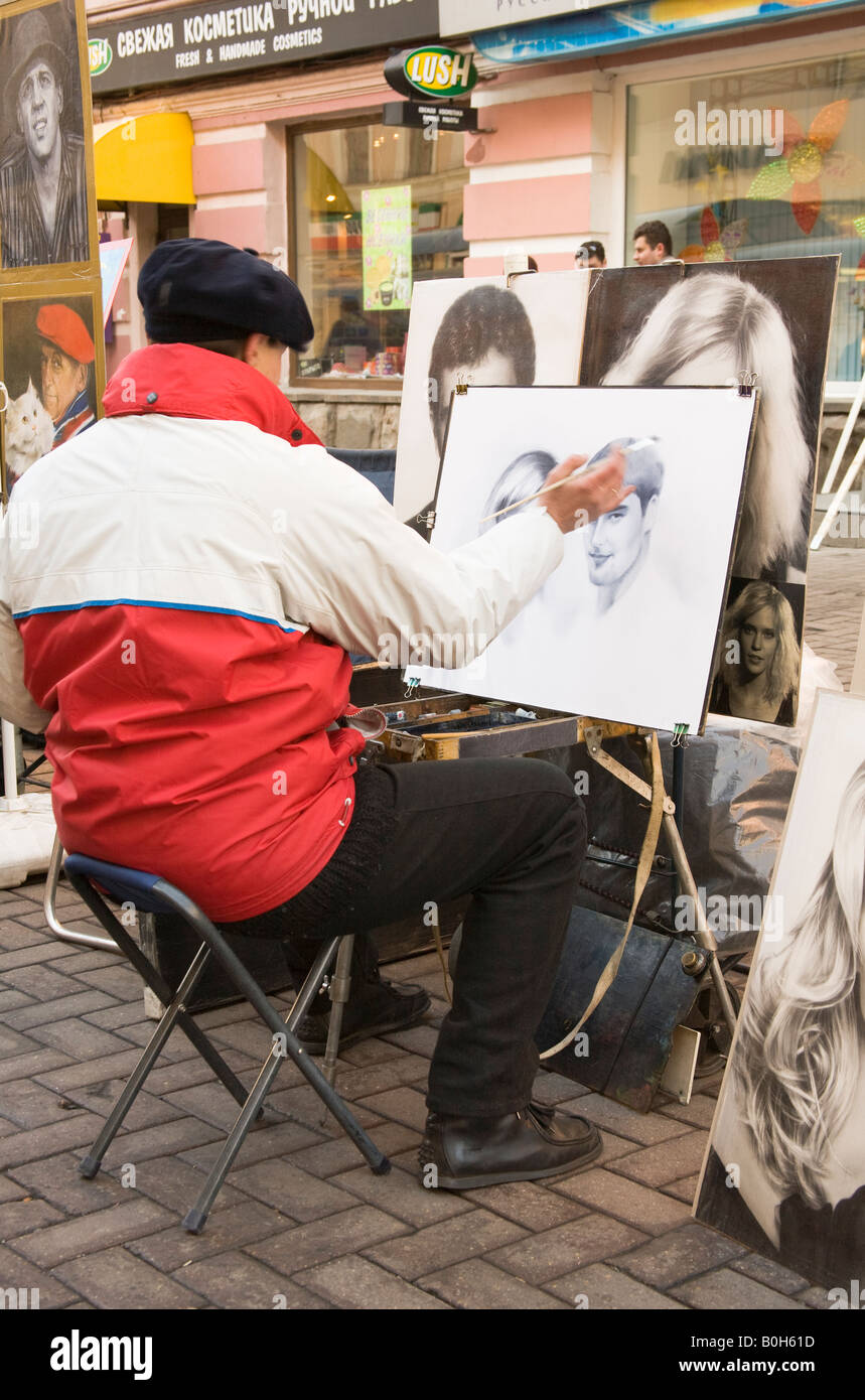 Ulitsa arbat street moscow hi-res stock photography and images - Alamy