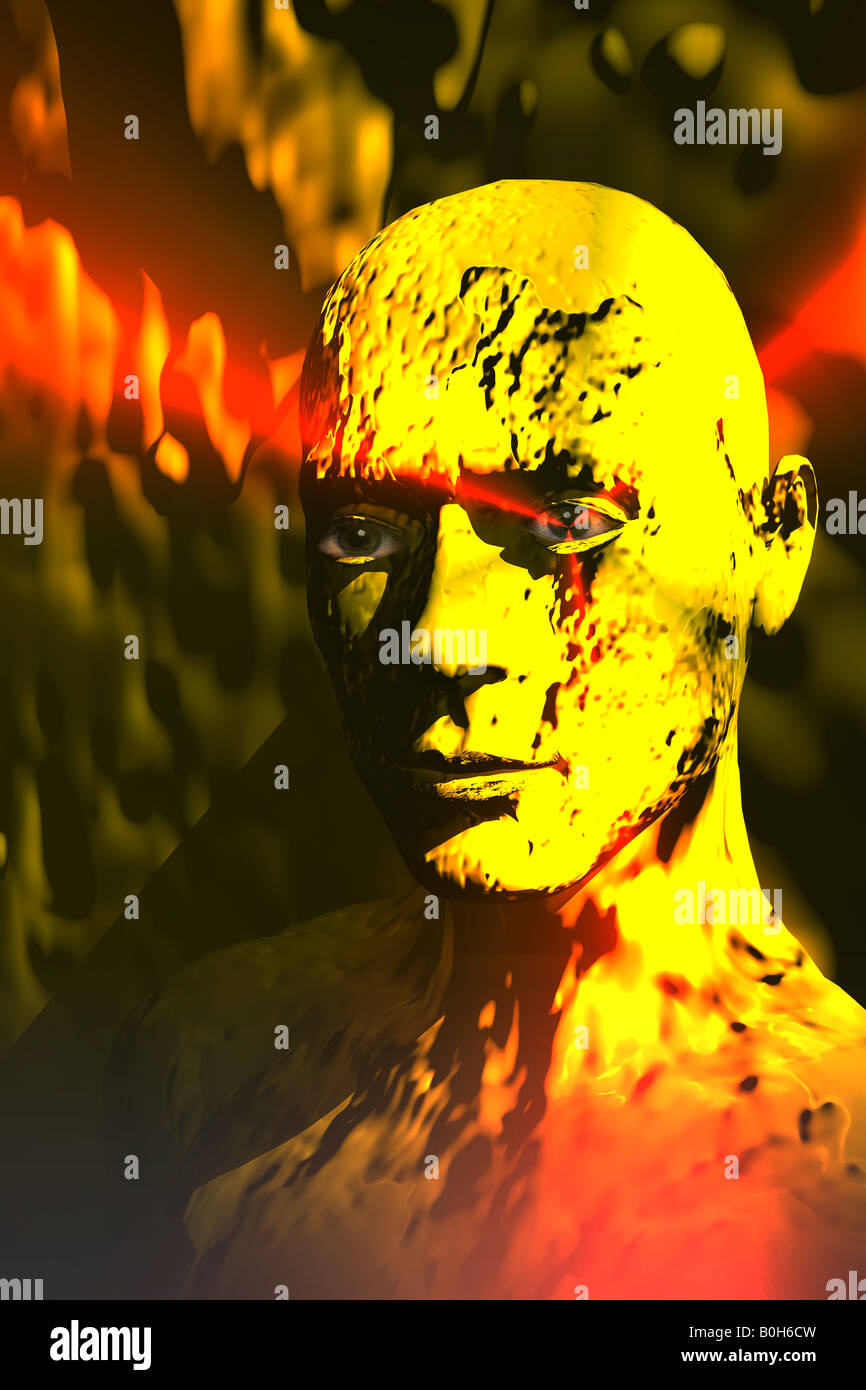 Stone man face hi-res stock photography and images - Alamy