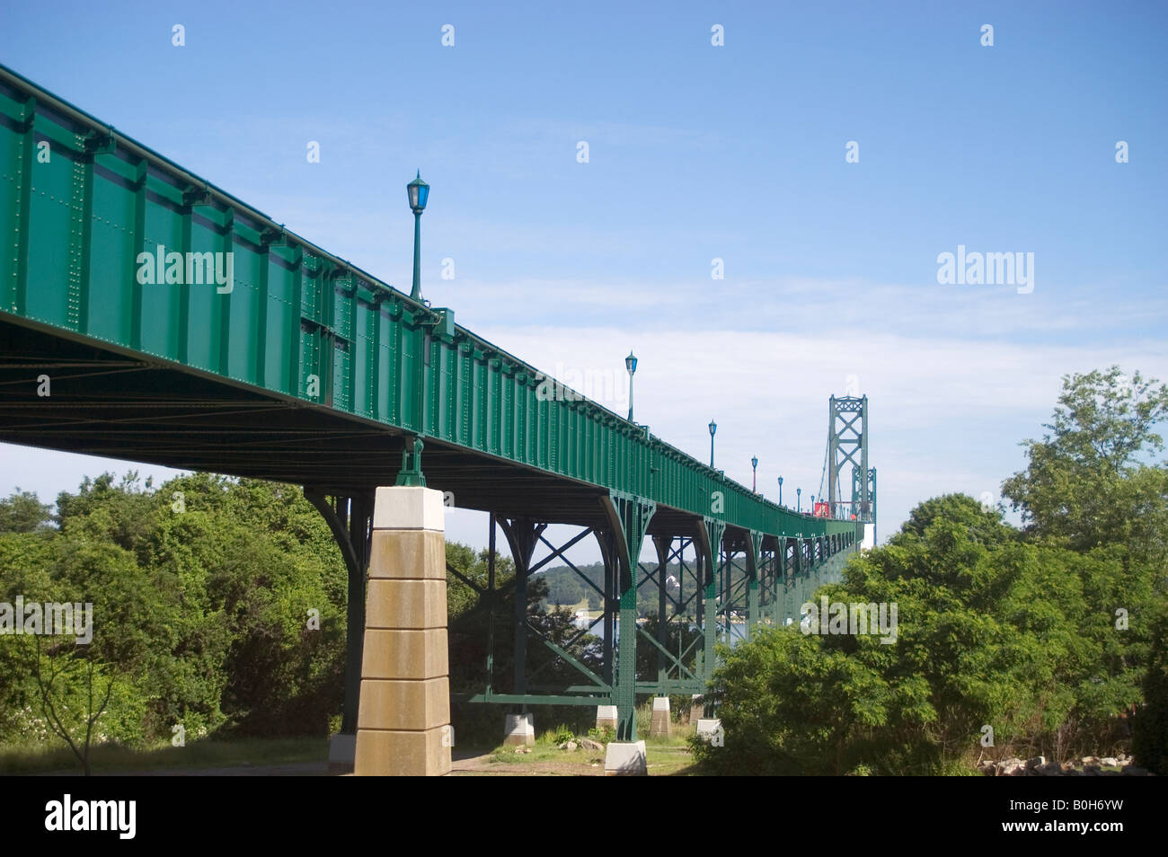 Mt. Hope bridge, Rhode Island Stock Photo - Alamy