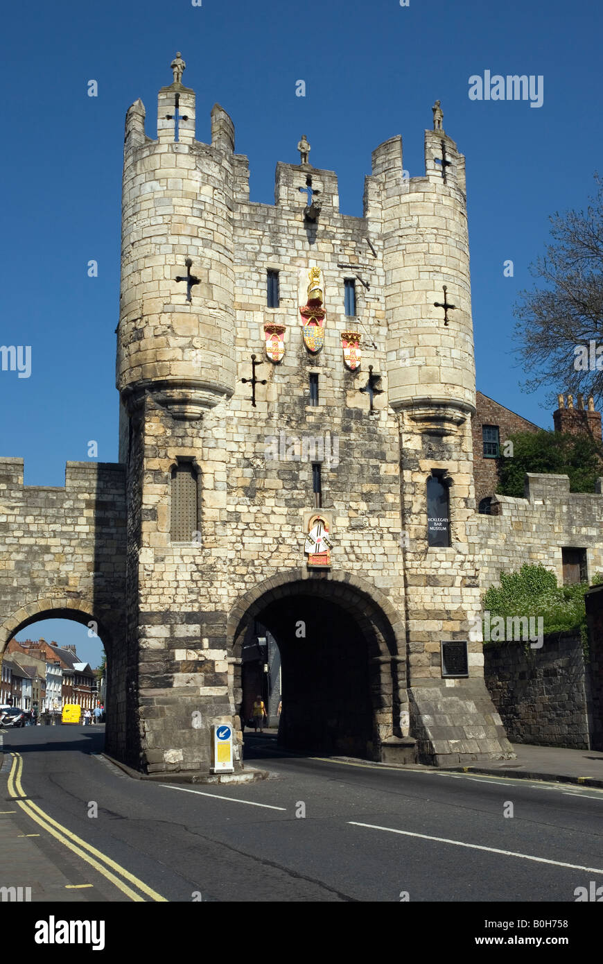 Micklegate Bar & Museum, York, North Yorkshire, England Stock Photo - Alamy