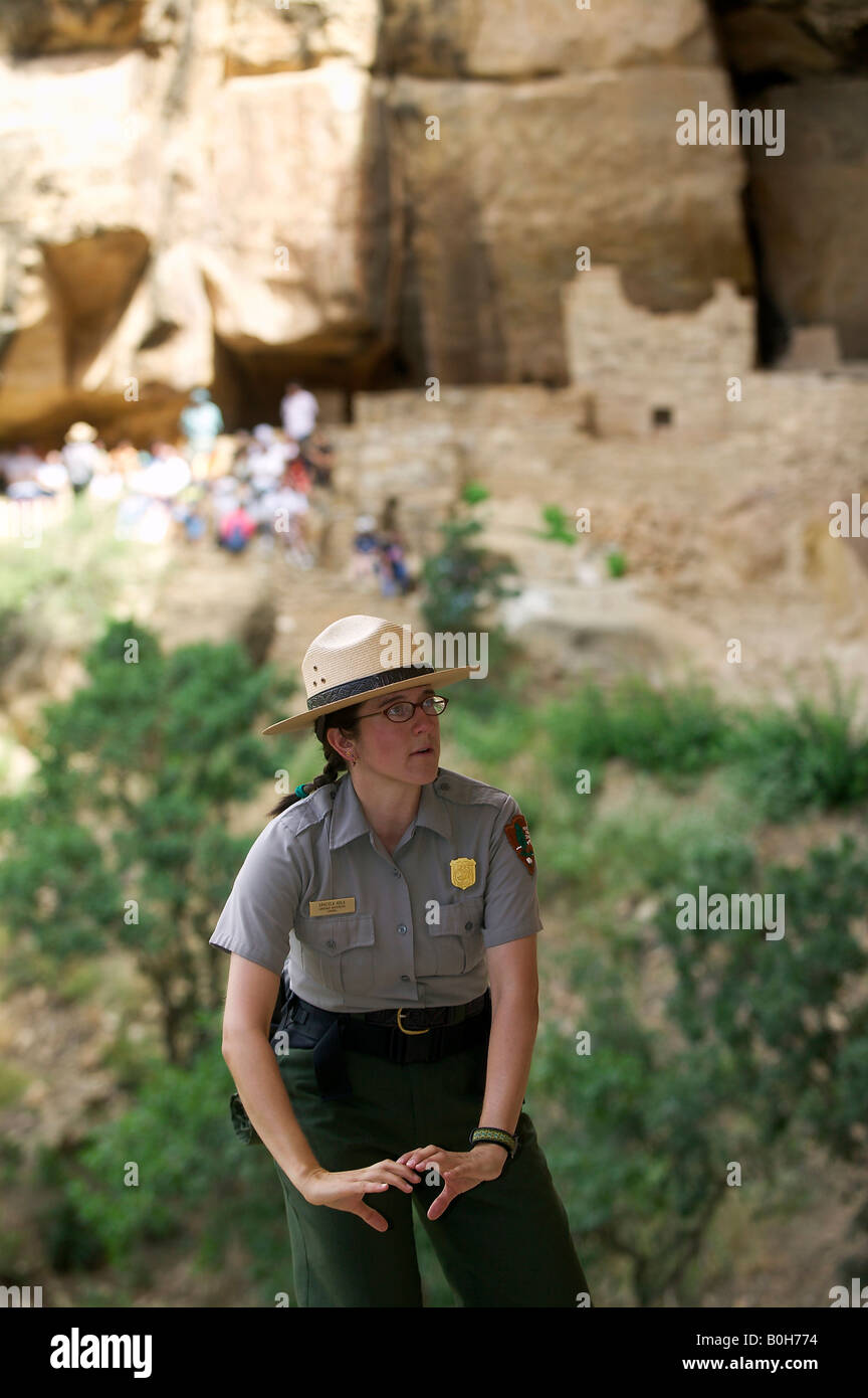 Park ranger, Mesa Verde National Park, Colorado, USA Stock Photo - Alamy