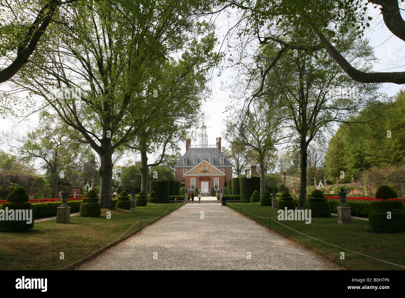 Governor's Palace, Colonial Williamsburg Virginia Stock Photo - Alamy