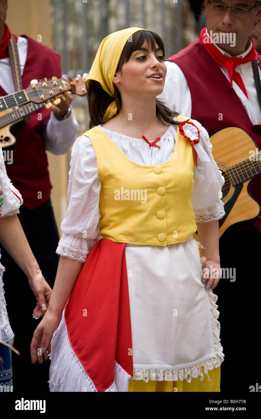 Folk group maltese dancing hi-res stock photography and images - Alamy
