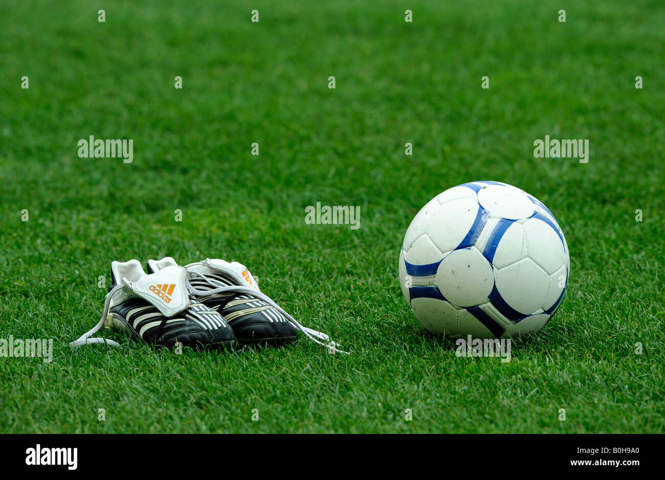 Football boots and ball hi-res stock photography and images - Alamy