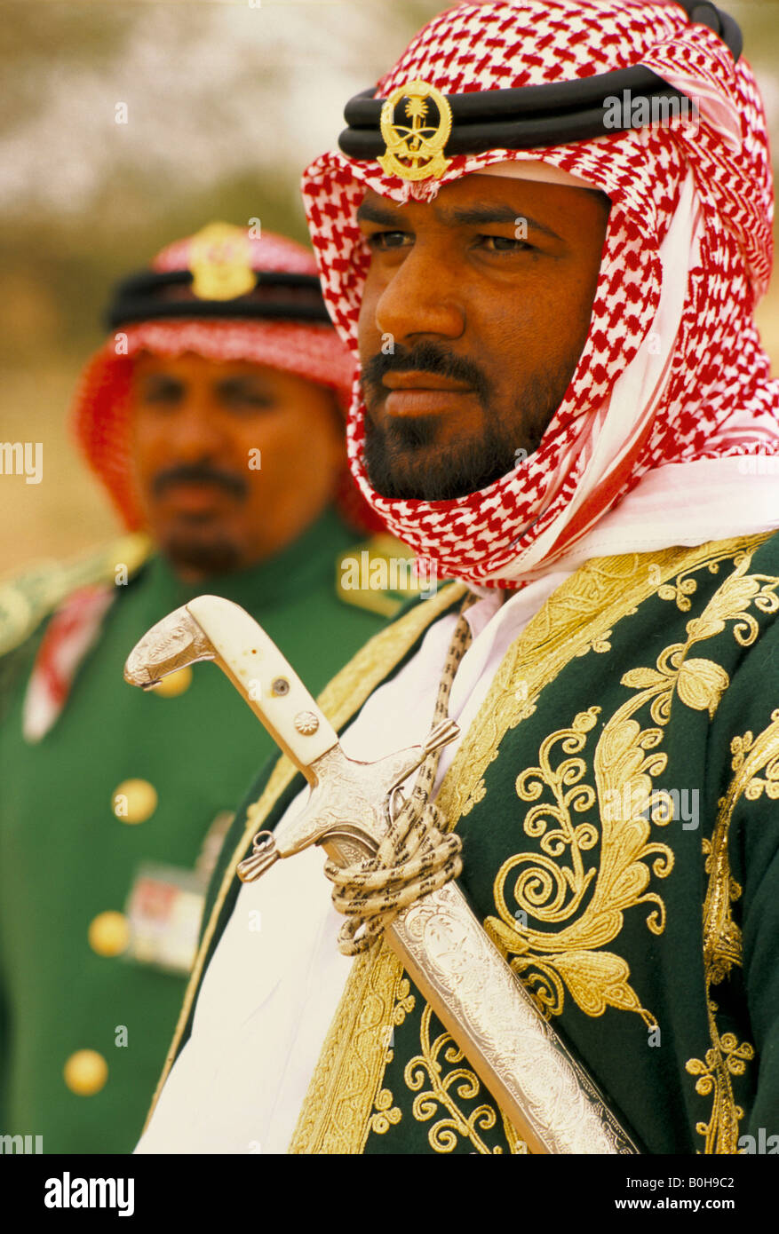 Soldiers of the King's Guard, Saudi Arabia Stock Photo - Alamy