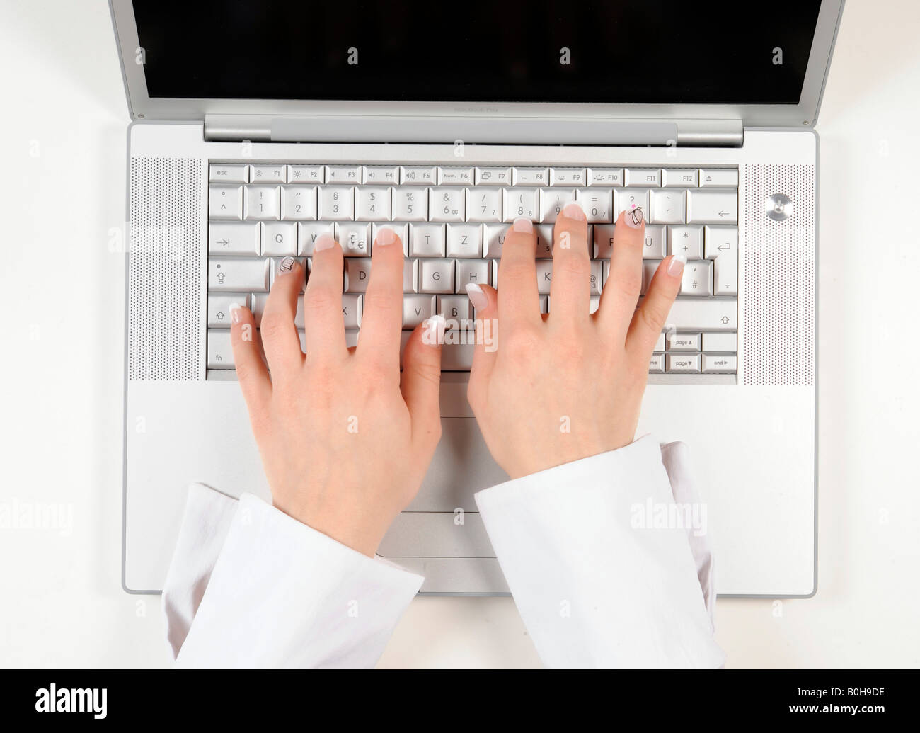 Typing apple works hi-res stock photography and images - Alamy