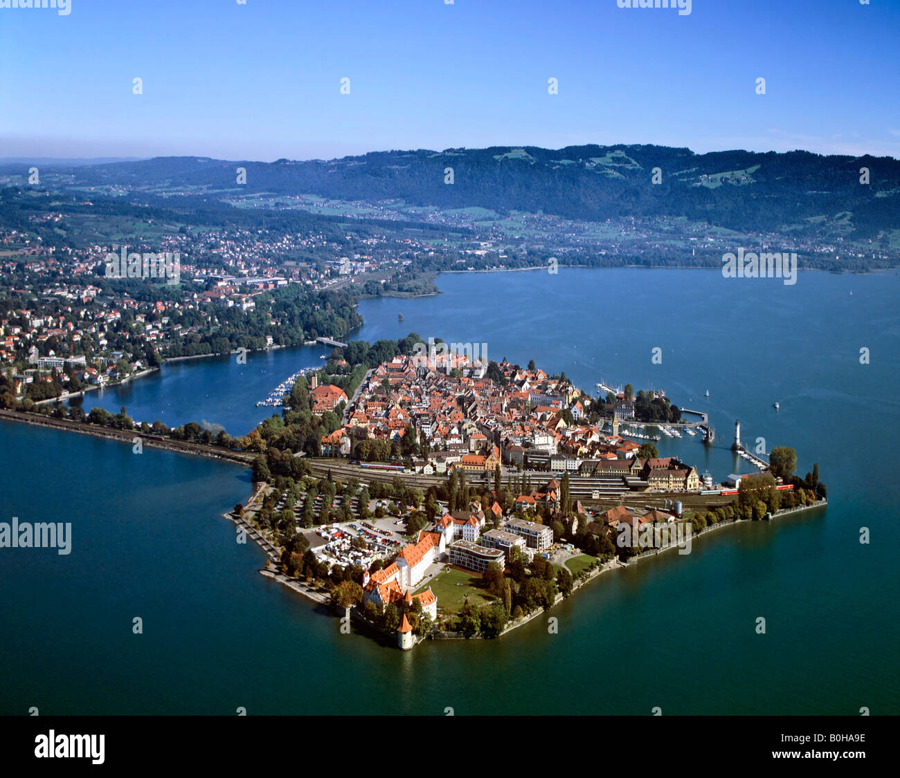 Lindau on Lake Constance, Swabia, Bavaria, Germany Stock Photo - Alamy