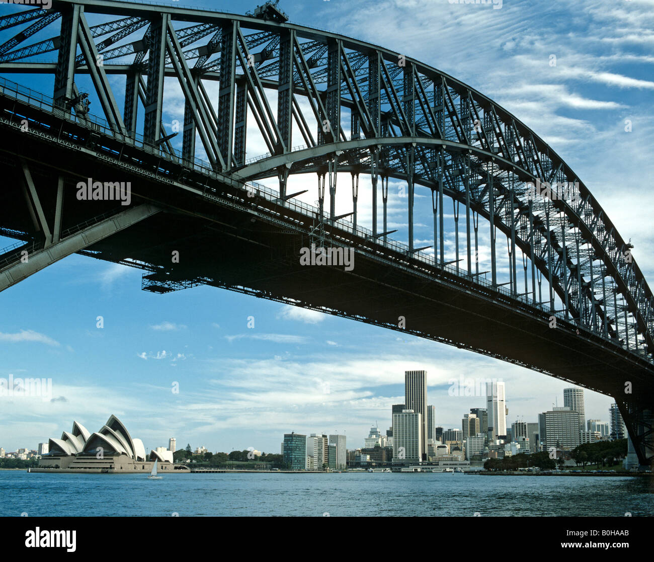 Harbour Bridge, Opera House, Sydney, New South Wales, Australia Stock ...