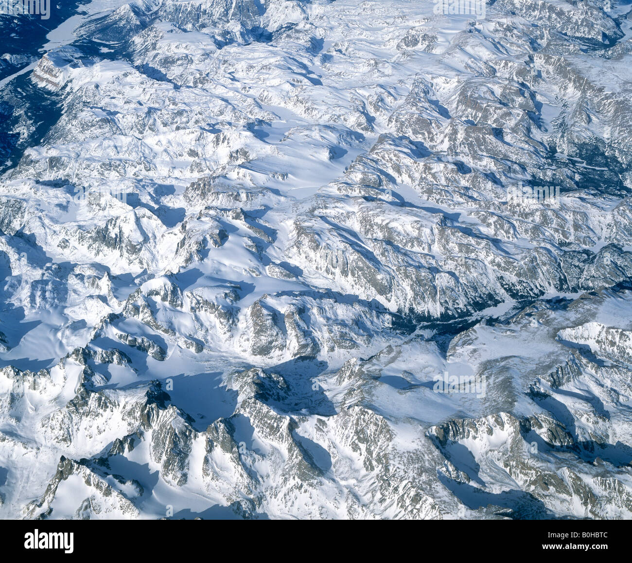 Aerial over mountain ranges southern hi-res stock photography and ...