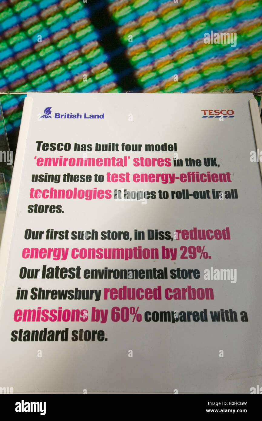 A display jointly organized by Tesco s and British Land showing steps ...