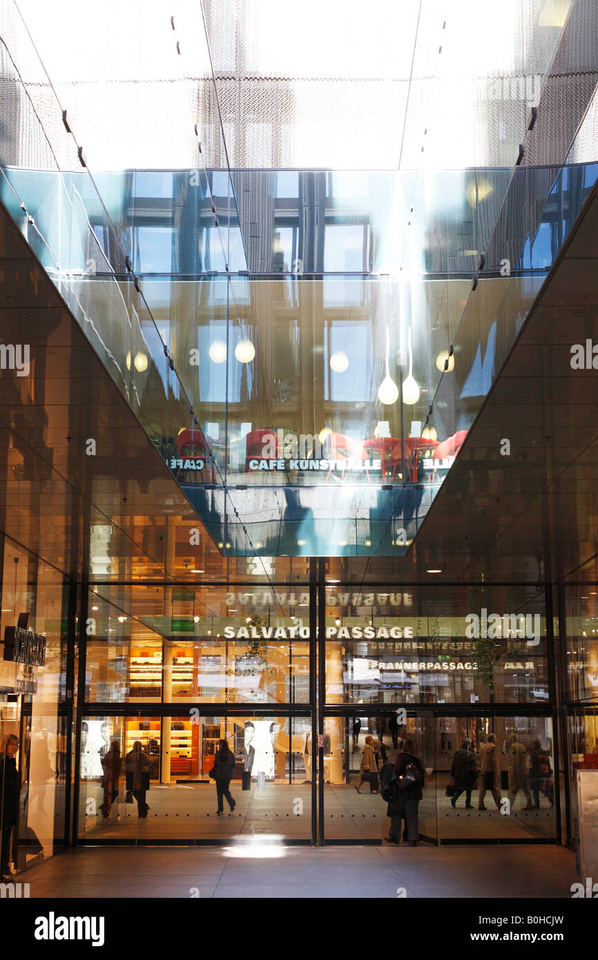 Fuenf Hoehe shopping passage, Munich, Bavaria, Germany Stock Photo - Alamy