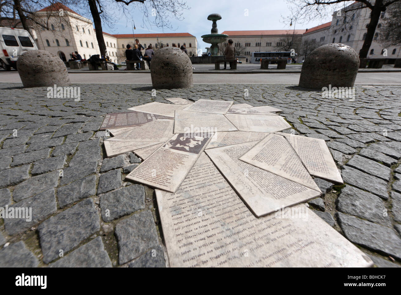 White rose memorial munich hi-res stock photography and images - Alamy