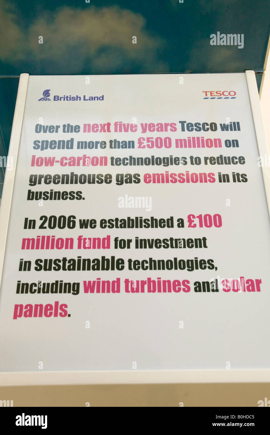 A display jointly organized by Tesco s and British Land showing steps ...