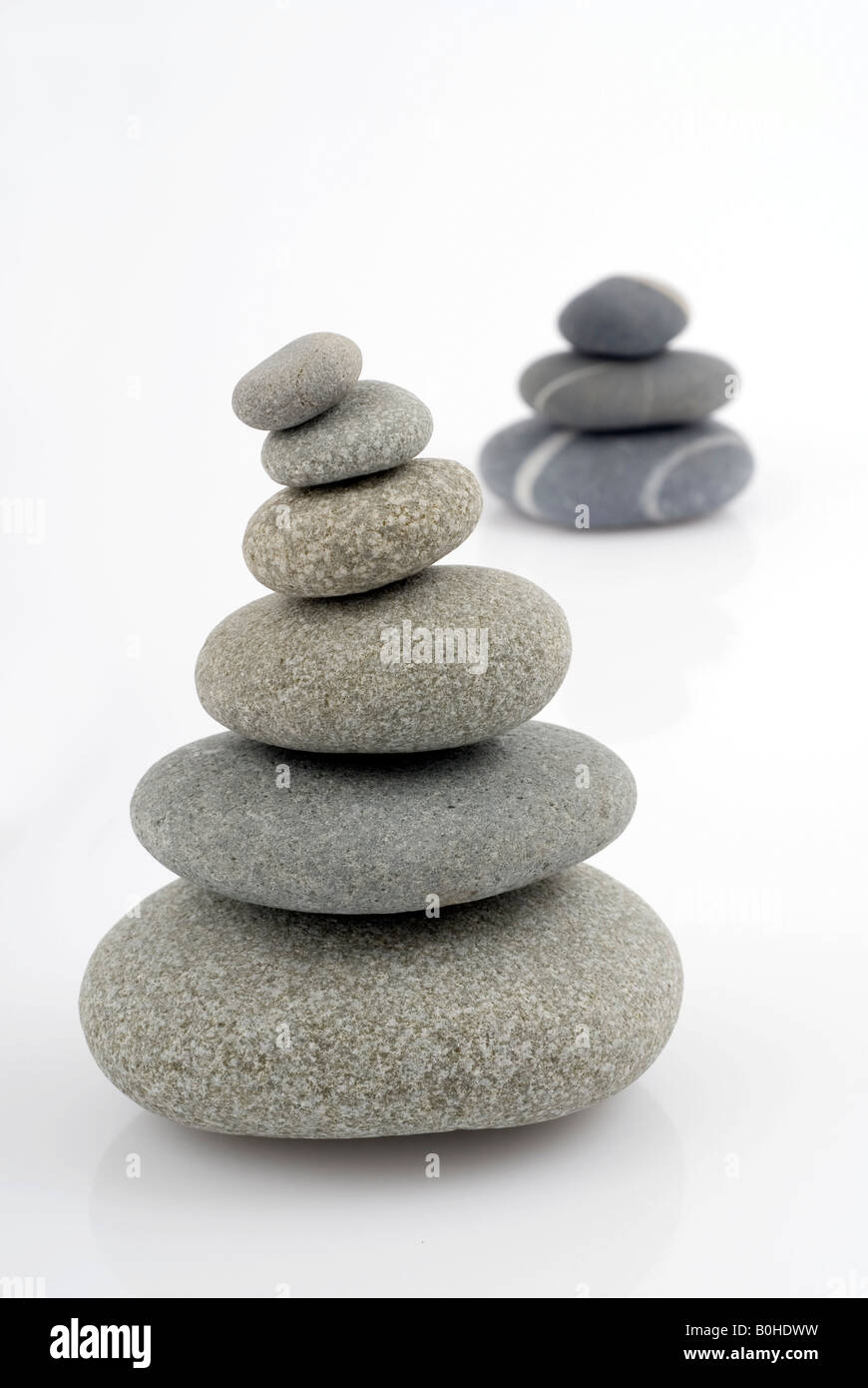 Stacked stones, pebbles Stock Photo - Alamy