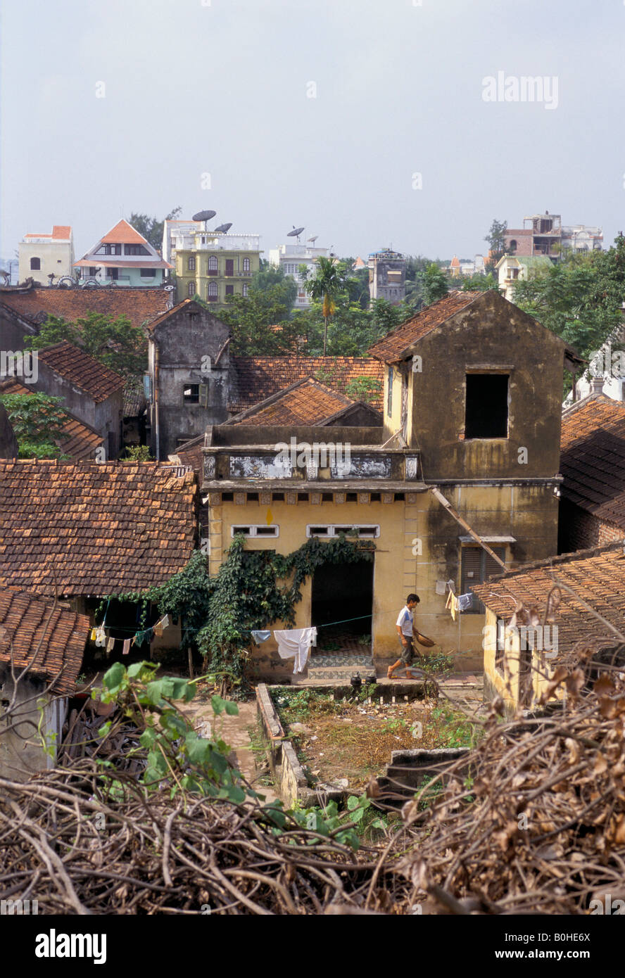 New and old buildings in suburbs of Hanoi, Vietnam Stock Photo - Alamy