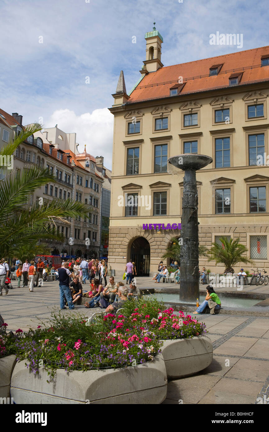 Pedestrian street, Munich, Bavaria, Germany Stock Photo - Alamy