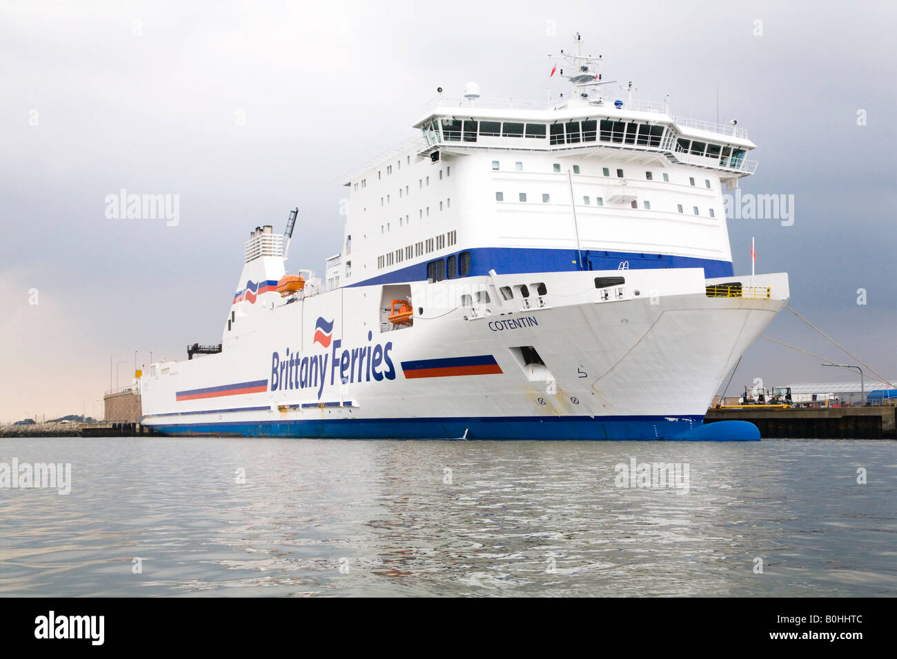 Brittany Ferries cross channel freight vessel Cotentin . Docked in ...