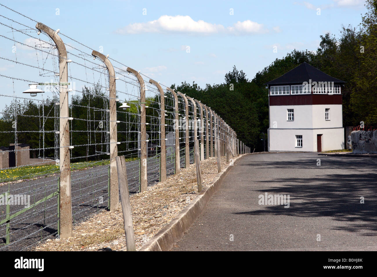 The Nazi concentration camp of Buchenwald near Weimar in Germany Stock ...