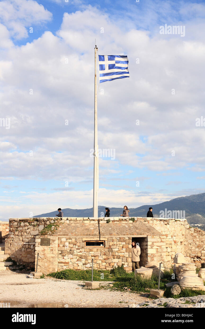 Flag of athens hi-res stock photography and images - Alamy