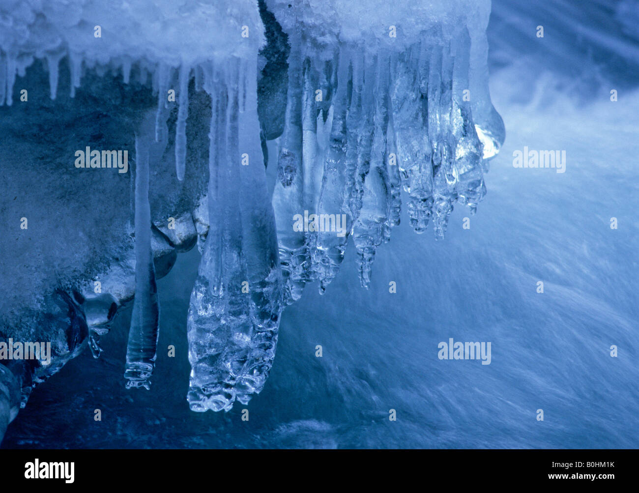 Glacier blue ice crevices hi-res stock photography and images - Alamy