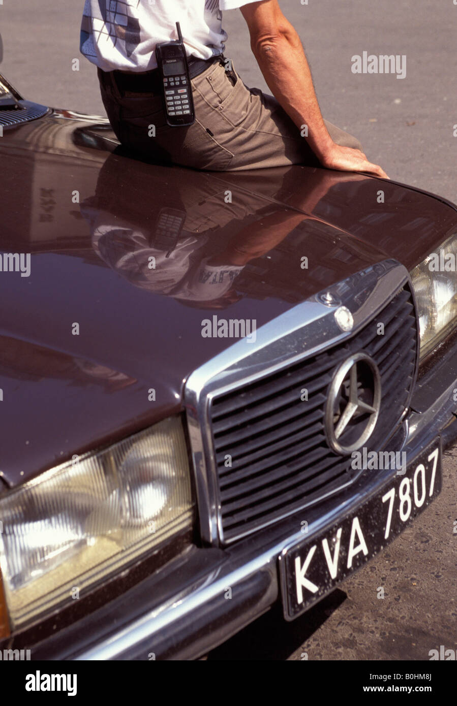 Man with his mercedes hi-res stock photography and images - Alamy