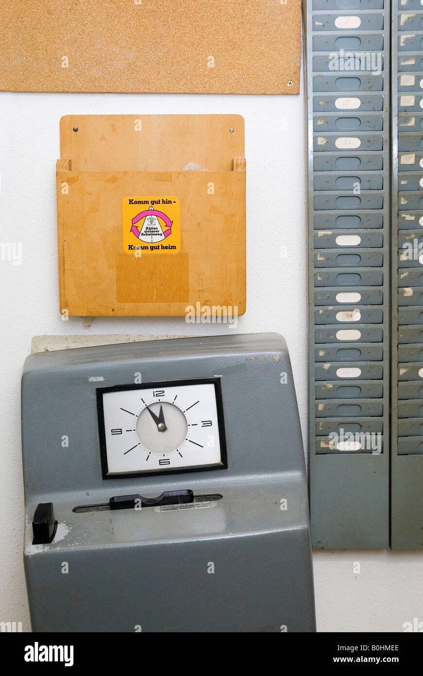 Punch Clock Stock Photos & Punch Clock Stock Images - Alamy