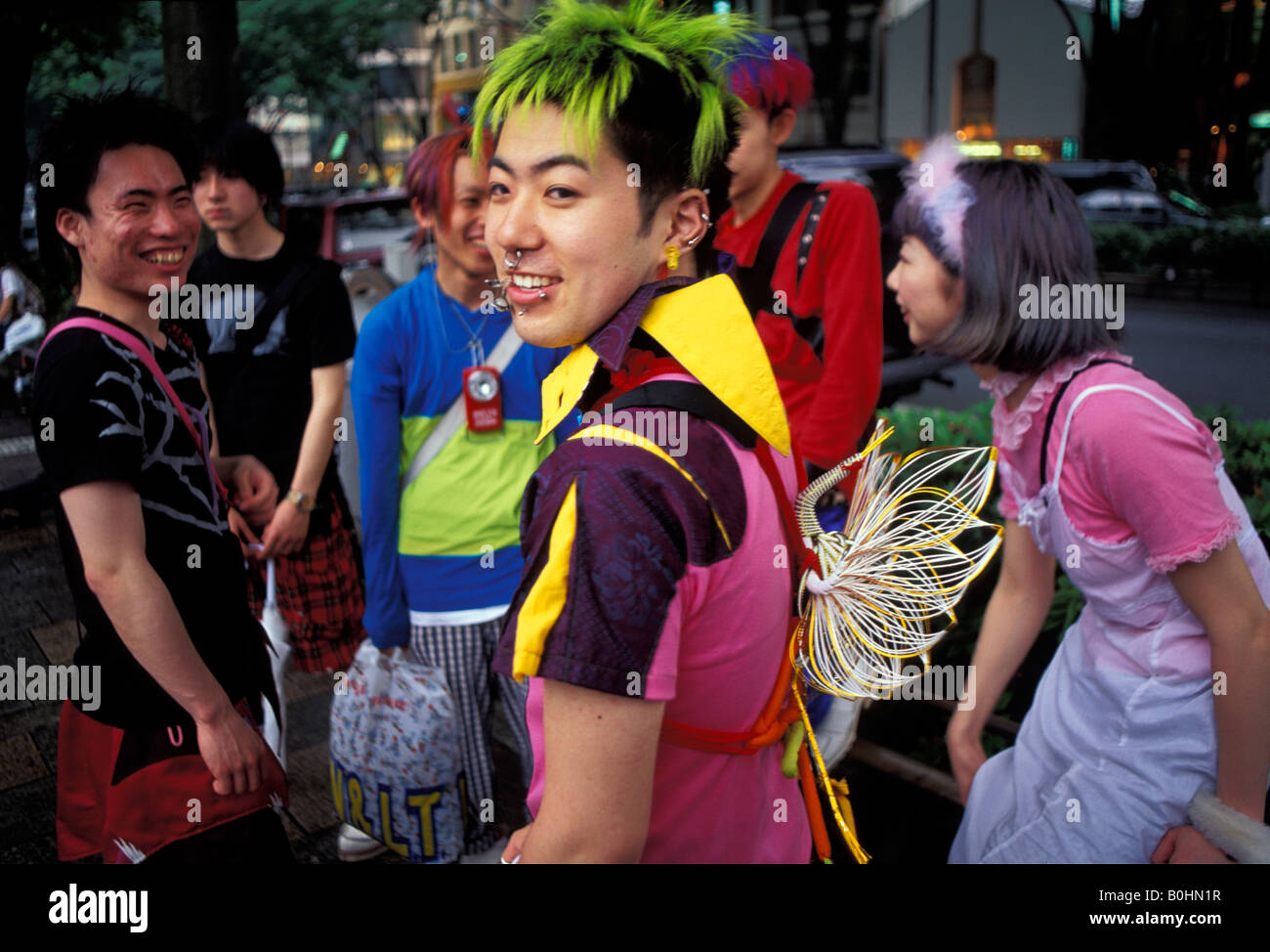 Young people in punk clothing, Tokyo, Japan Stock Photo - Alamy