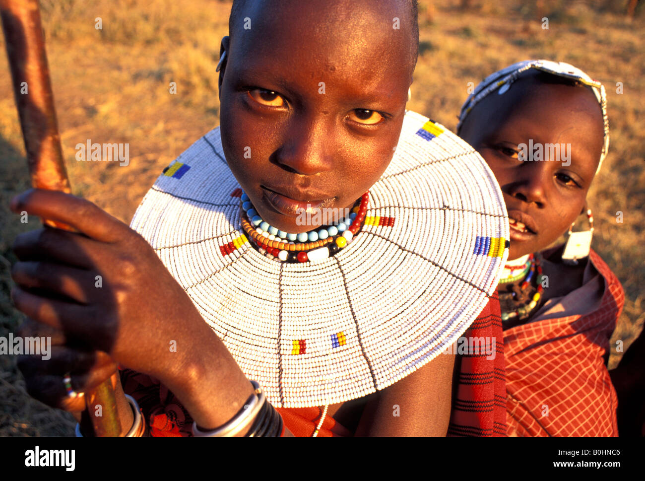 A portrait of Masai children, Tanzania Stock Photo - Alamy