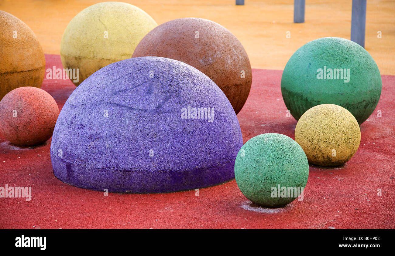 Colorful ball in a children playground Stock Photo - Alamy