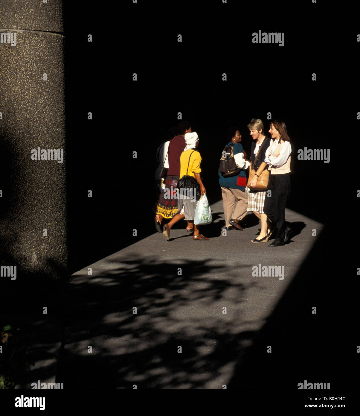 Street scene in Thibault Square, Cape Town, South Africa Stock Photo ...