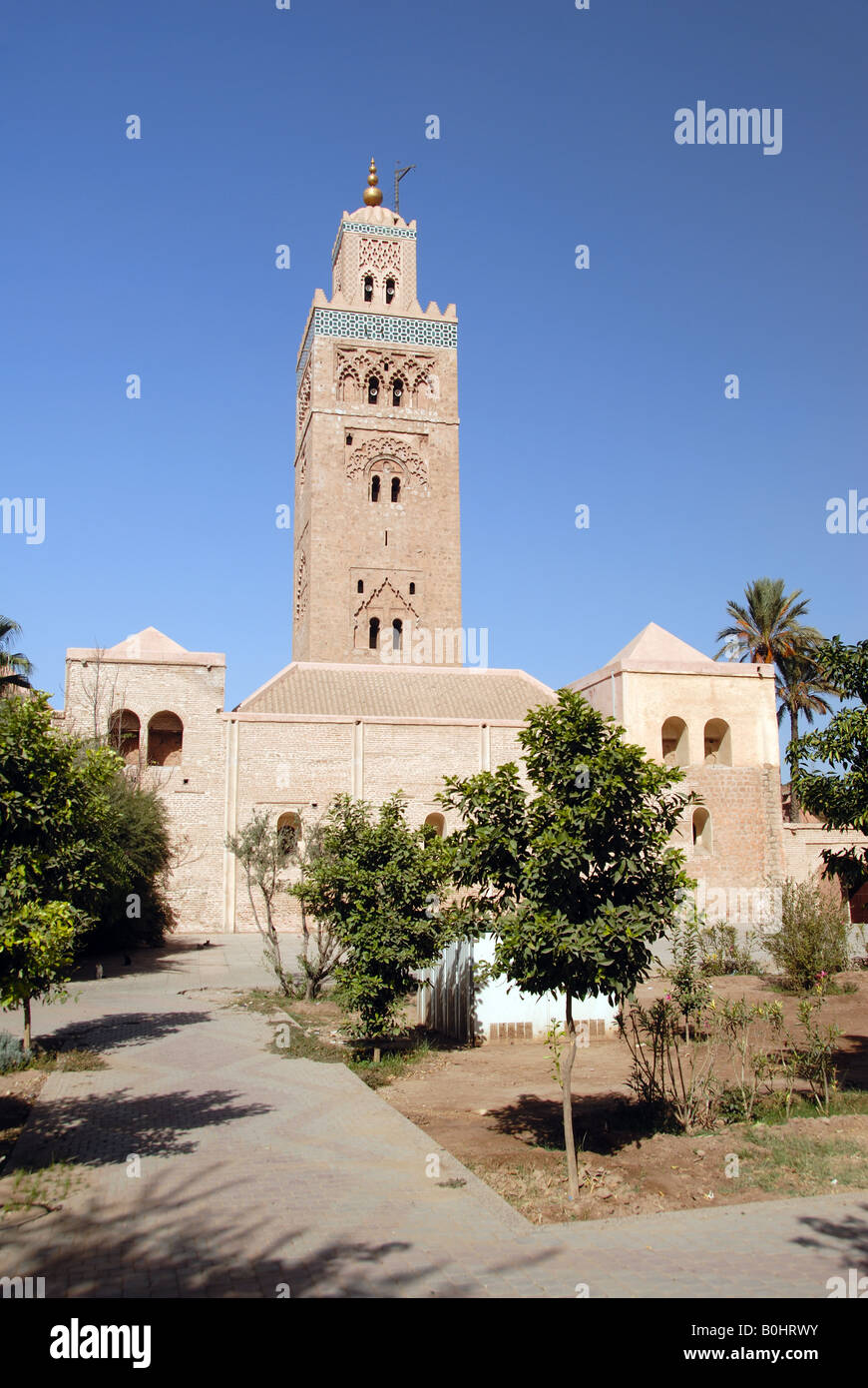Koutoubia mosque and minaret hi-res stock photography and images - Alamy