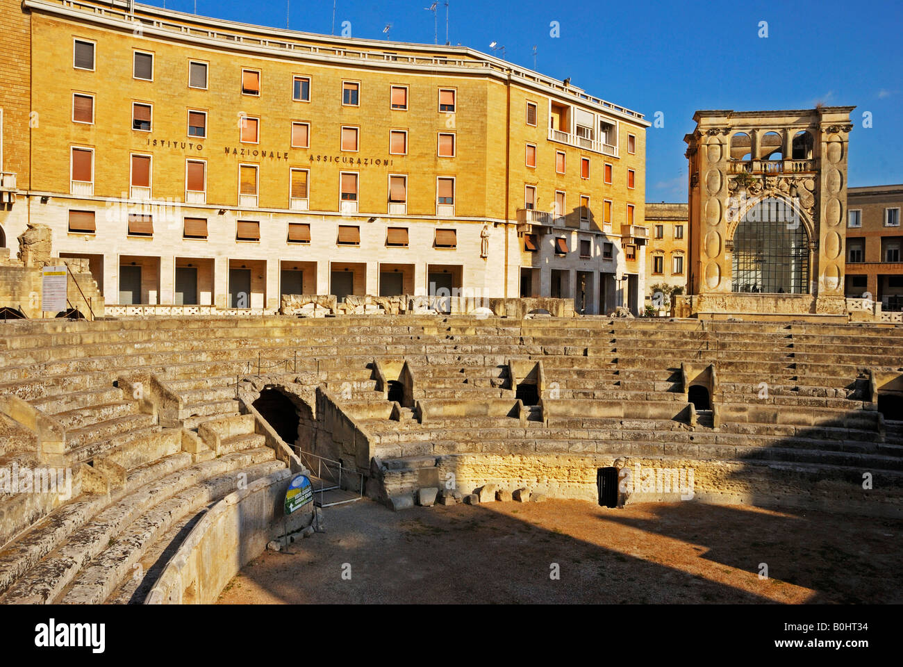 Roman amphitheatre, Lecce, Apulia, South Italy, Europe Stock Photo - Alamy