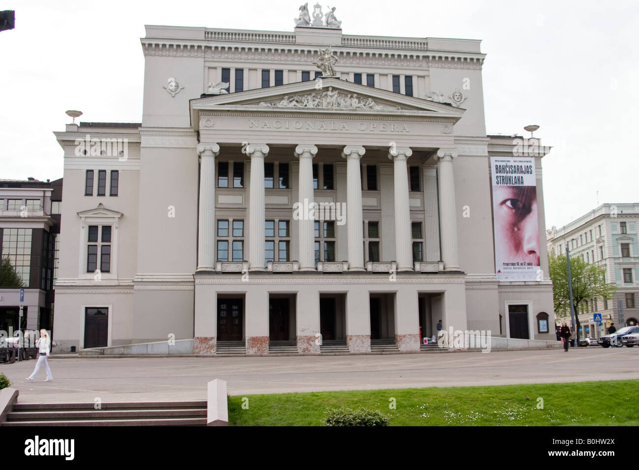 Riga National Opera House, Latvia Stock Photo - Alamy