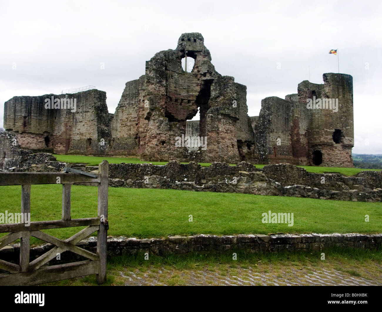 Rhuddlan Castle, 13th century fortress built for King Edward I and ...
