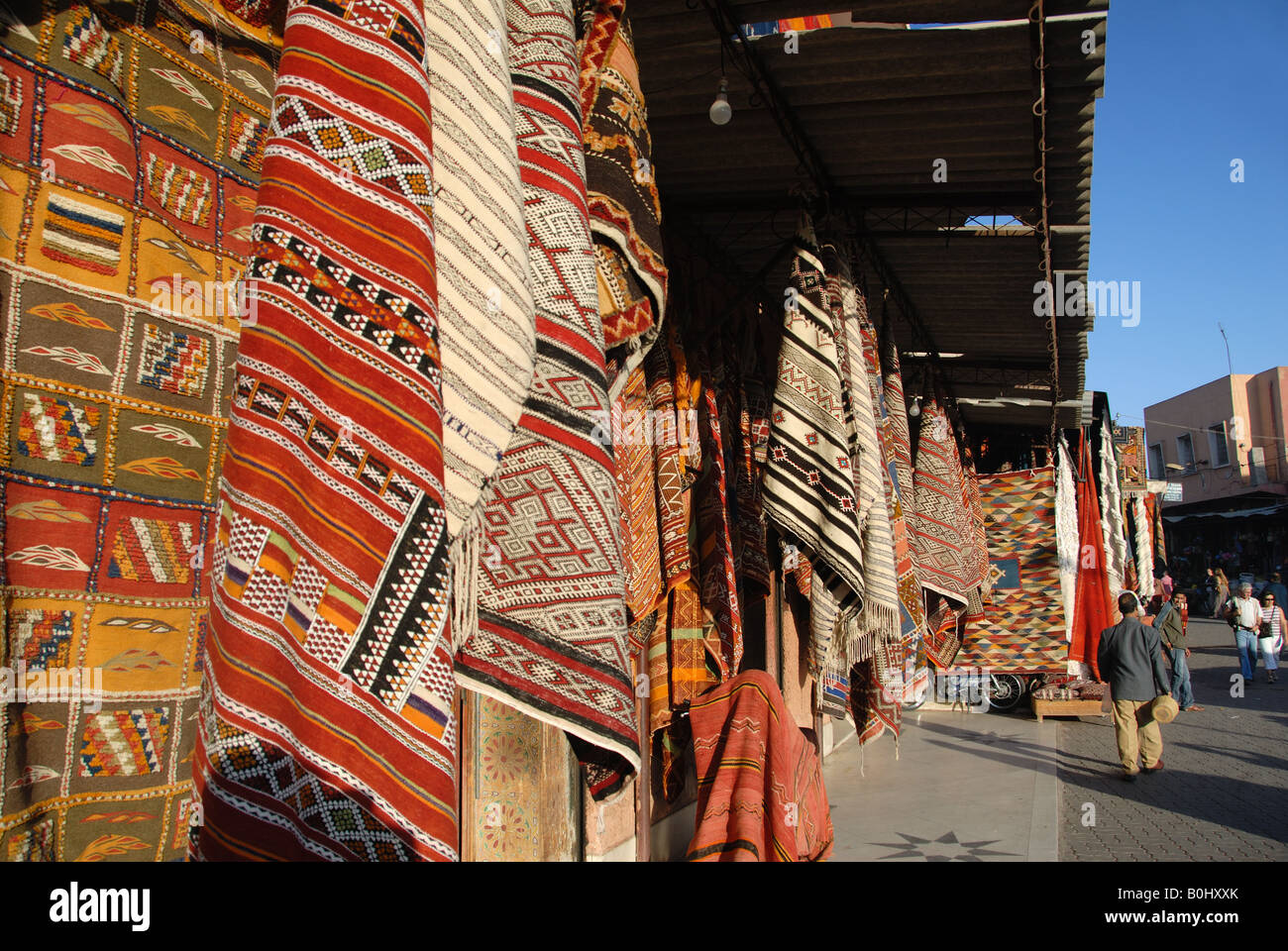 Marrakech souk rugs hi-res stock photography and images - Alamy
