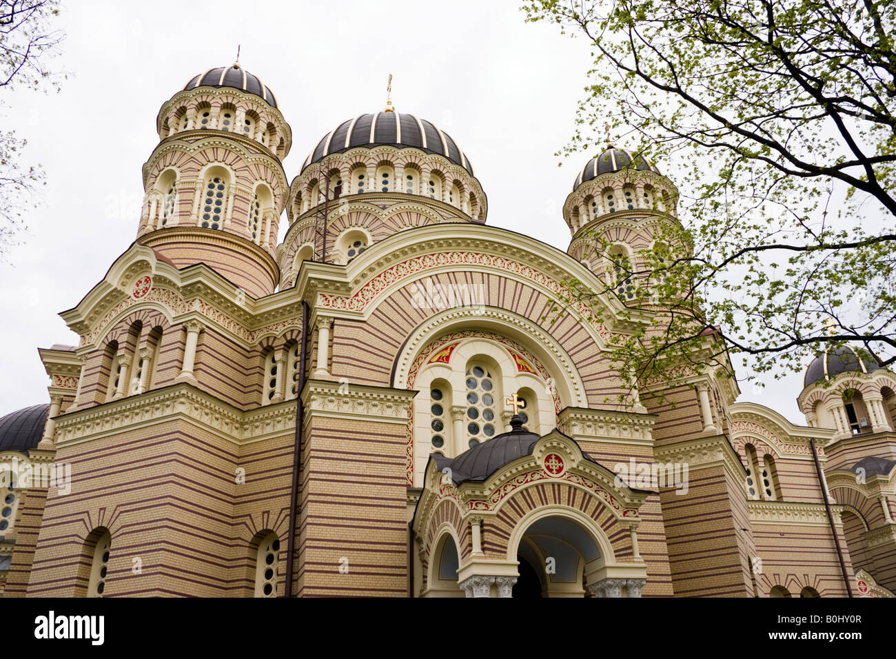 Russian Orthodox Cathedral, Riga, Latvia Stock Photo - Alamy