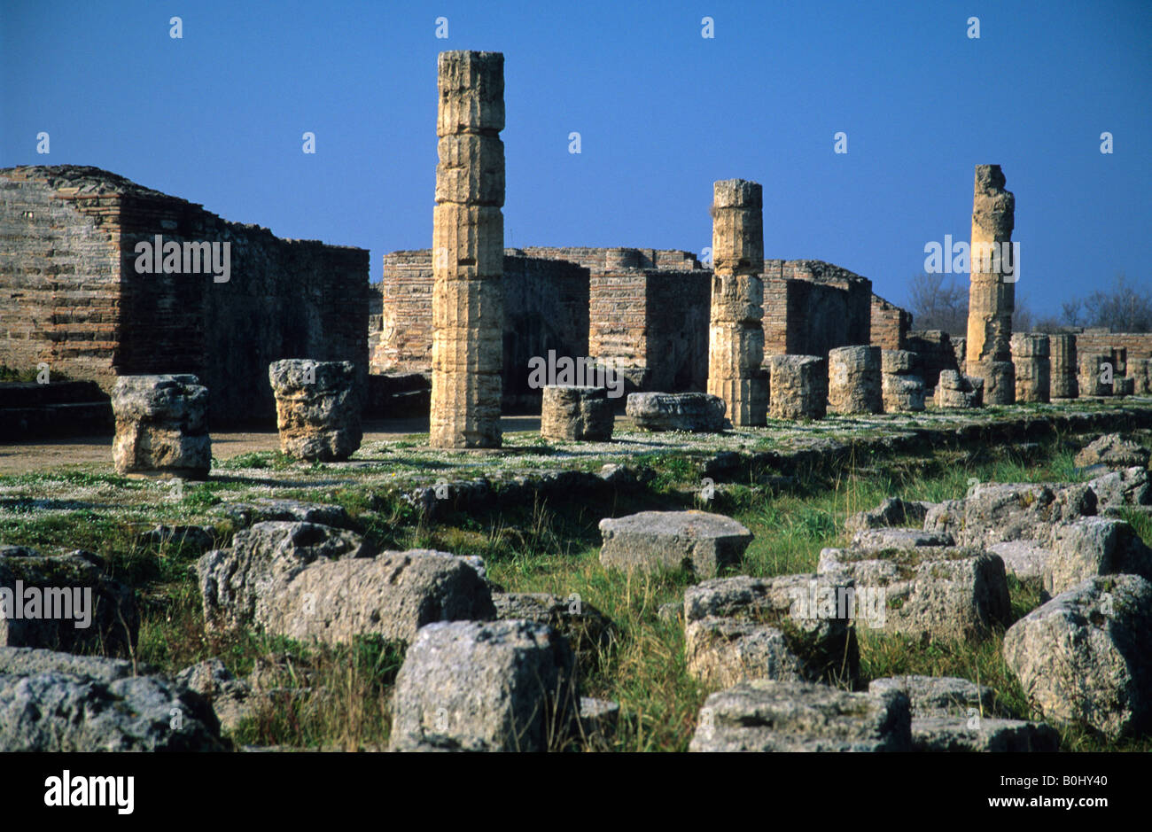 Paestum, Capaccio, Province of Salerno, Campania, Italy Stock Photo - Alamy