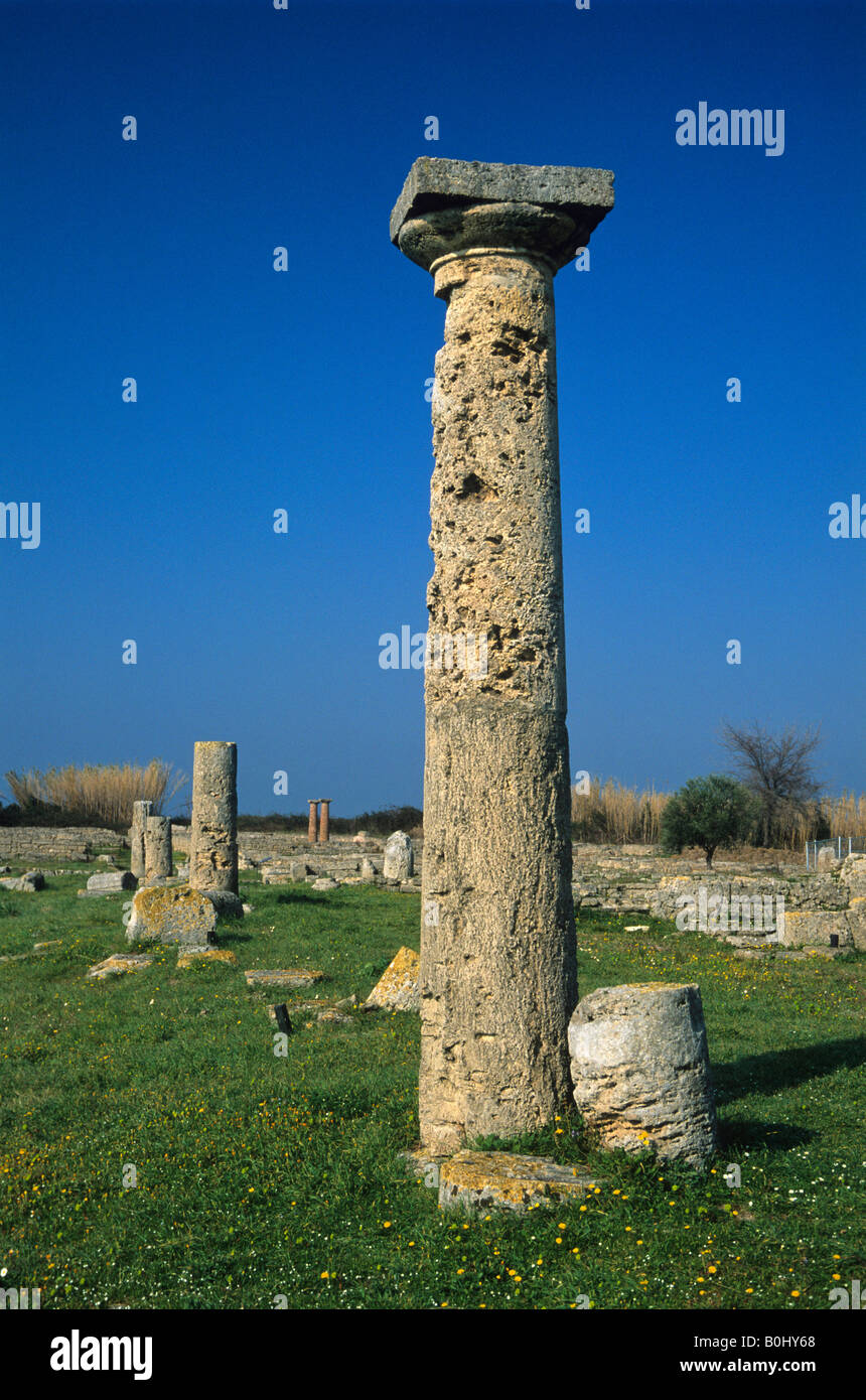 Paestum Capaccio Province of Salerno Campania Italy Stock Photo - Alamy