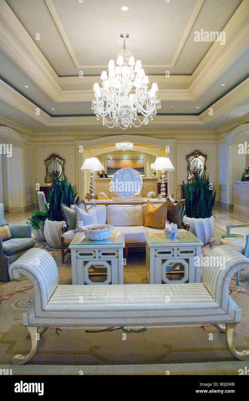 Interior furnishing at the Ritz Carlton resort in Palm Beach Florida ...