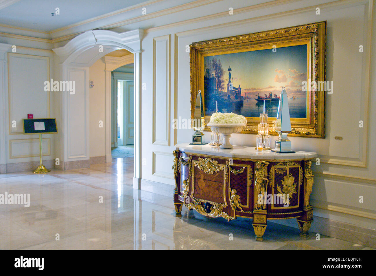 Interior furnishing at the Ritz Carlton resort in Palm Beach Florida ...
