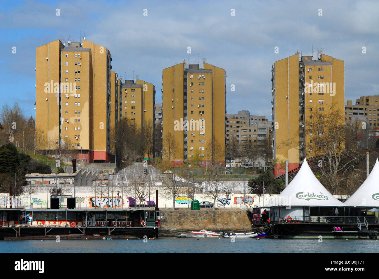 High rise towers in Porto Stock Photo - Alamy
