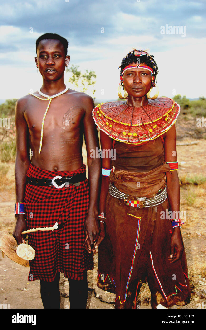 Africa Kenya Turkana District in northwest Kenya Turkana tribe October ...