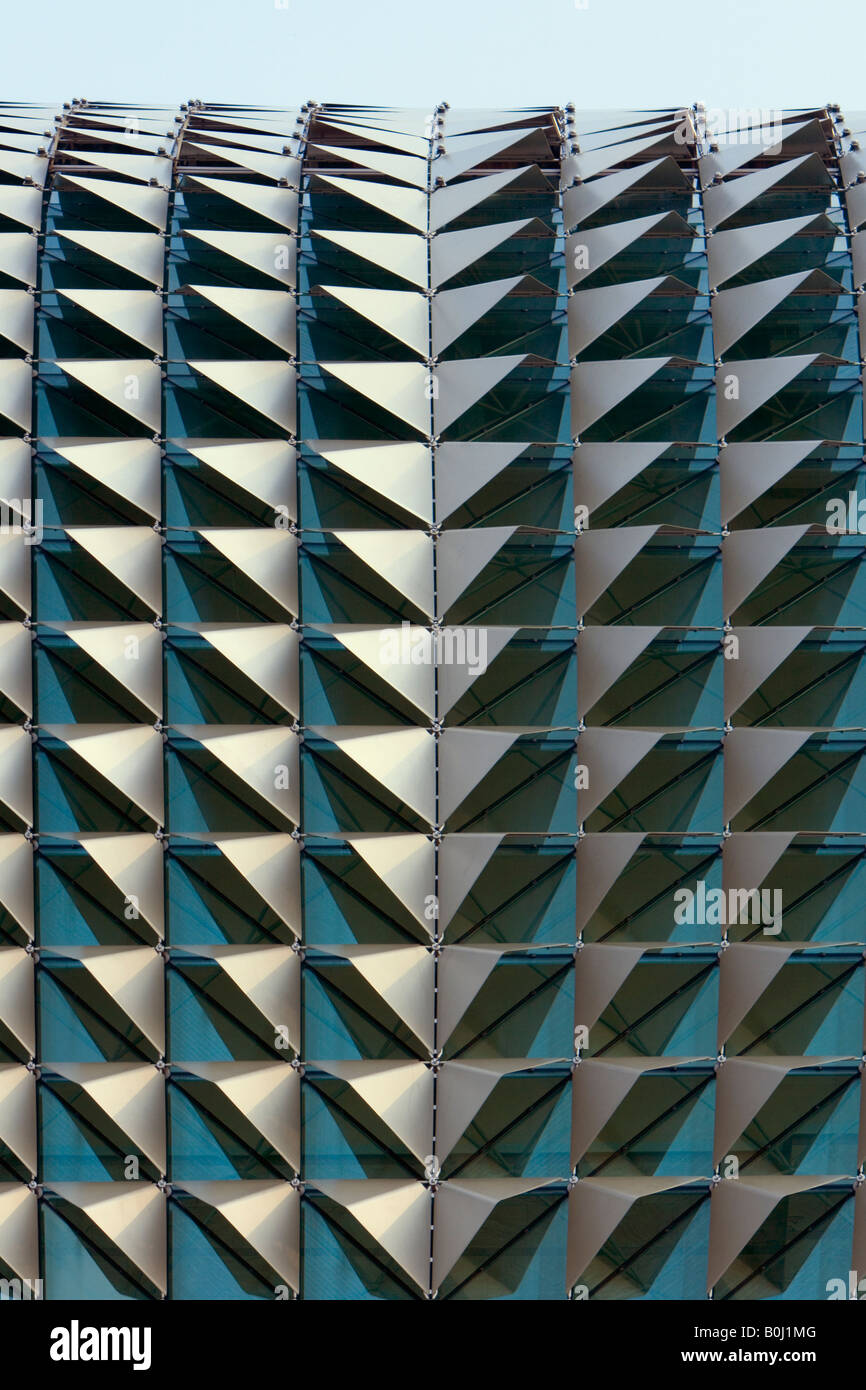 Close up of the Roof of the Esplanade Concert Hall Stock Photo - Alamy