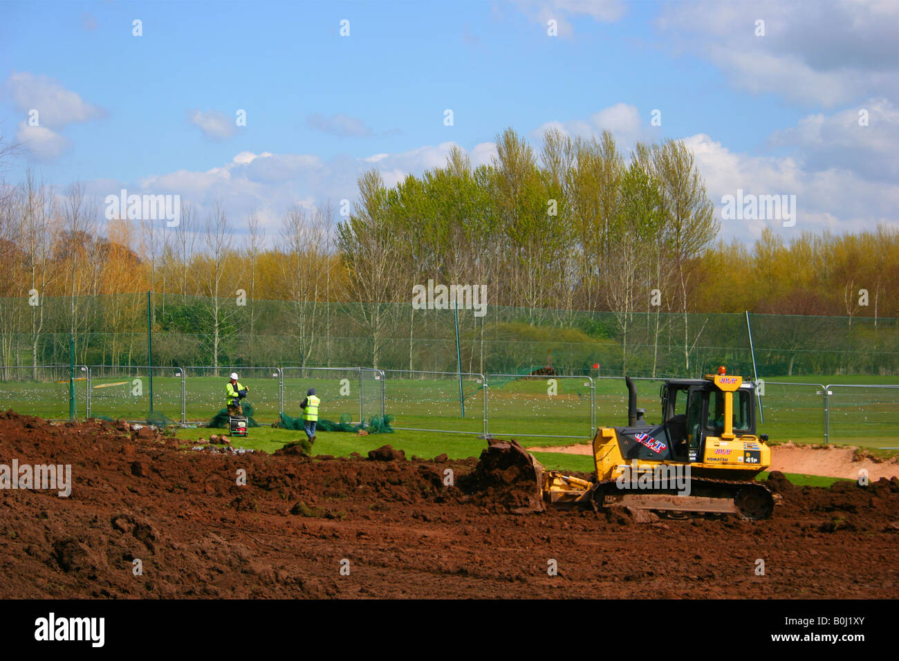 dozer in carlisle workers new golf driving range building industry ...