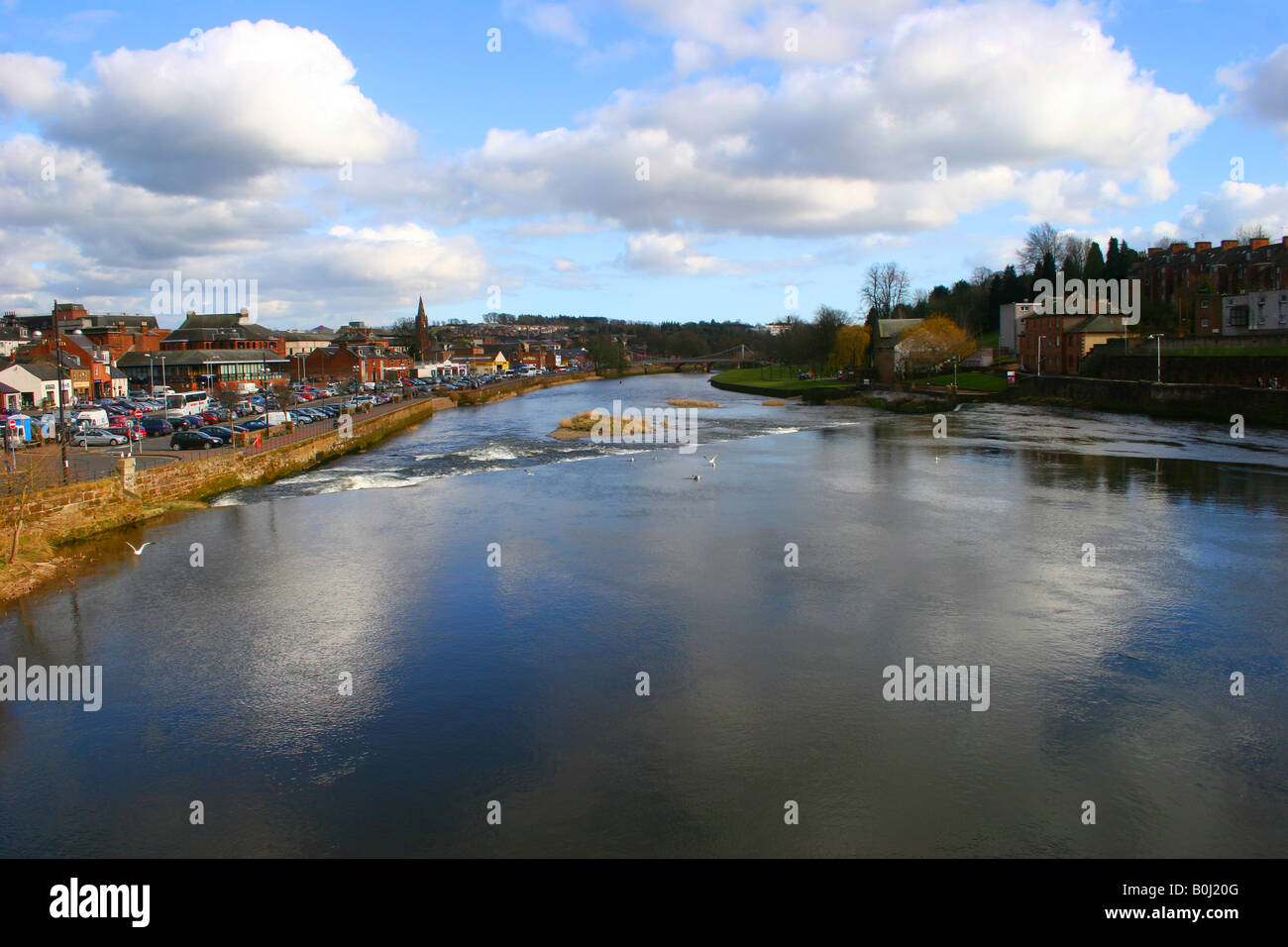 river nith in dumfries scotland Stock Photo - Alamy
