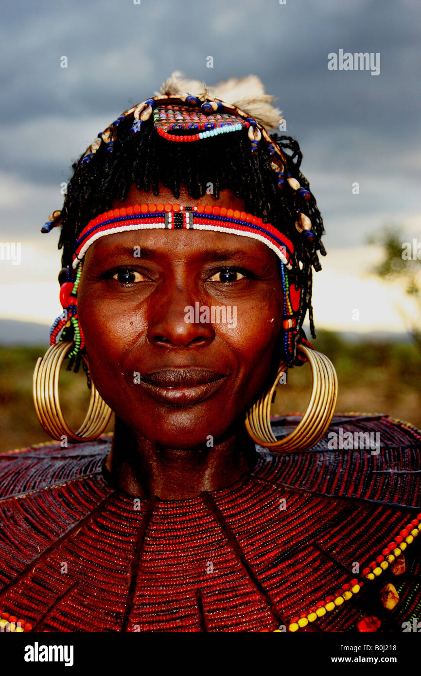 Africa Kenya Turkana District in northwest Kenya Turkana tribe October ...
