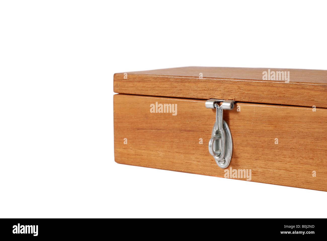 Wood box isolated on white Stock Photo - Alamy