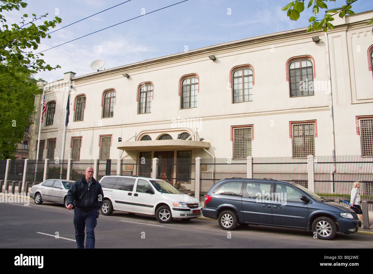 American Embassy Riga Latvia Stock Photo - Alamy