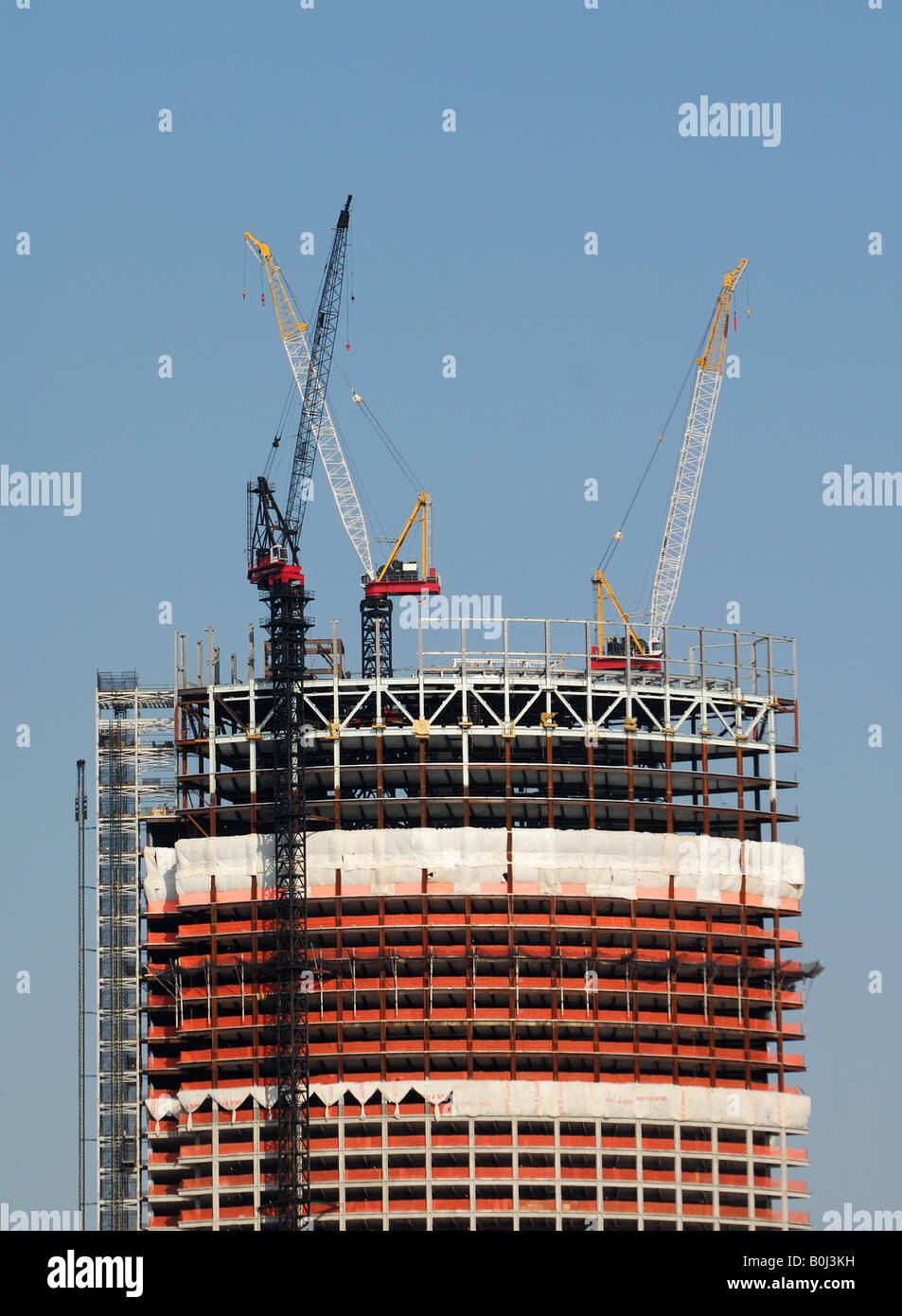 Skyscraper construction site Stock Photo - Alamy