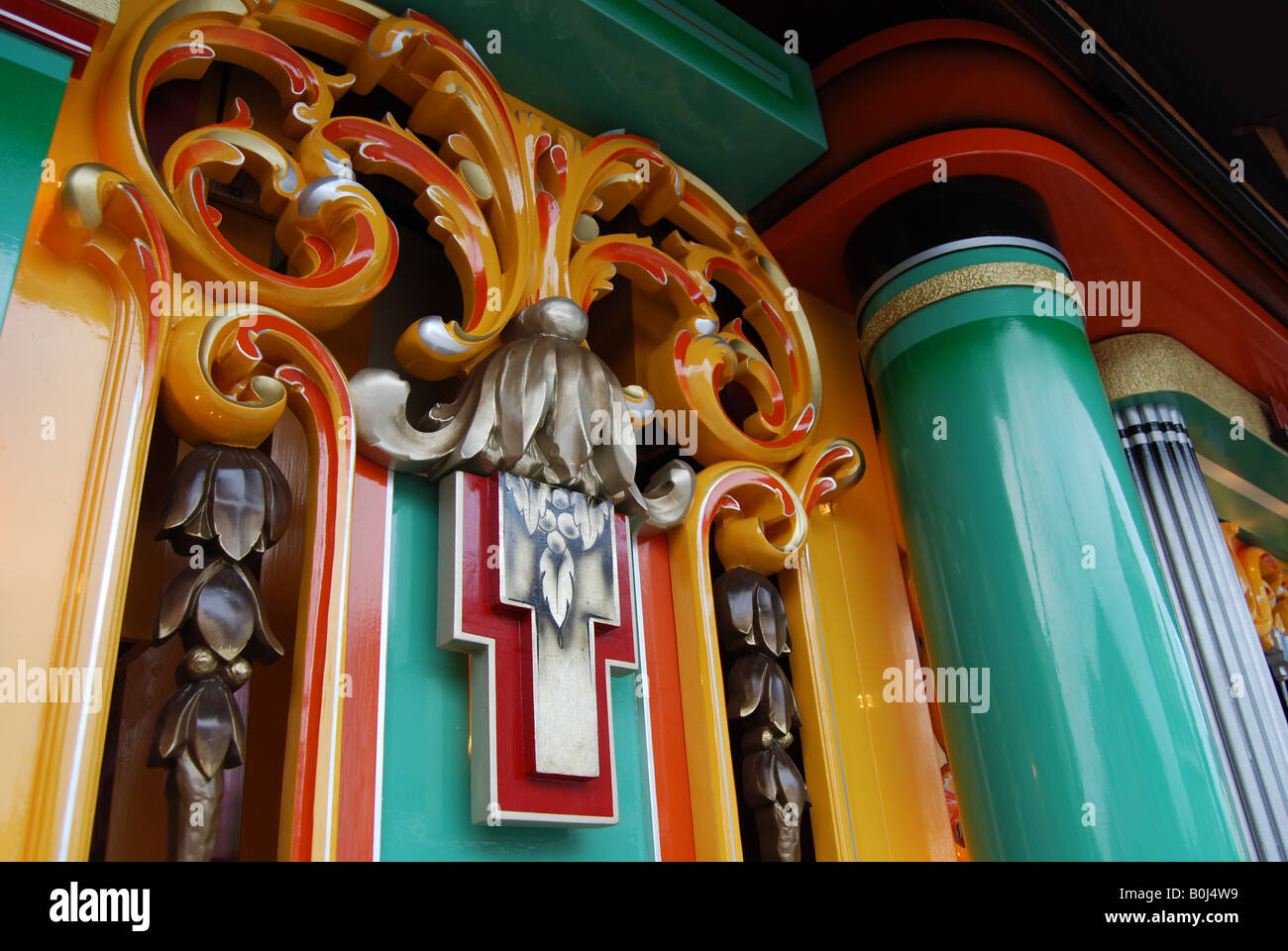 detail of Decap Magistra street organ at annual display in Roermond the ...